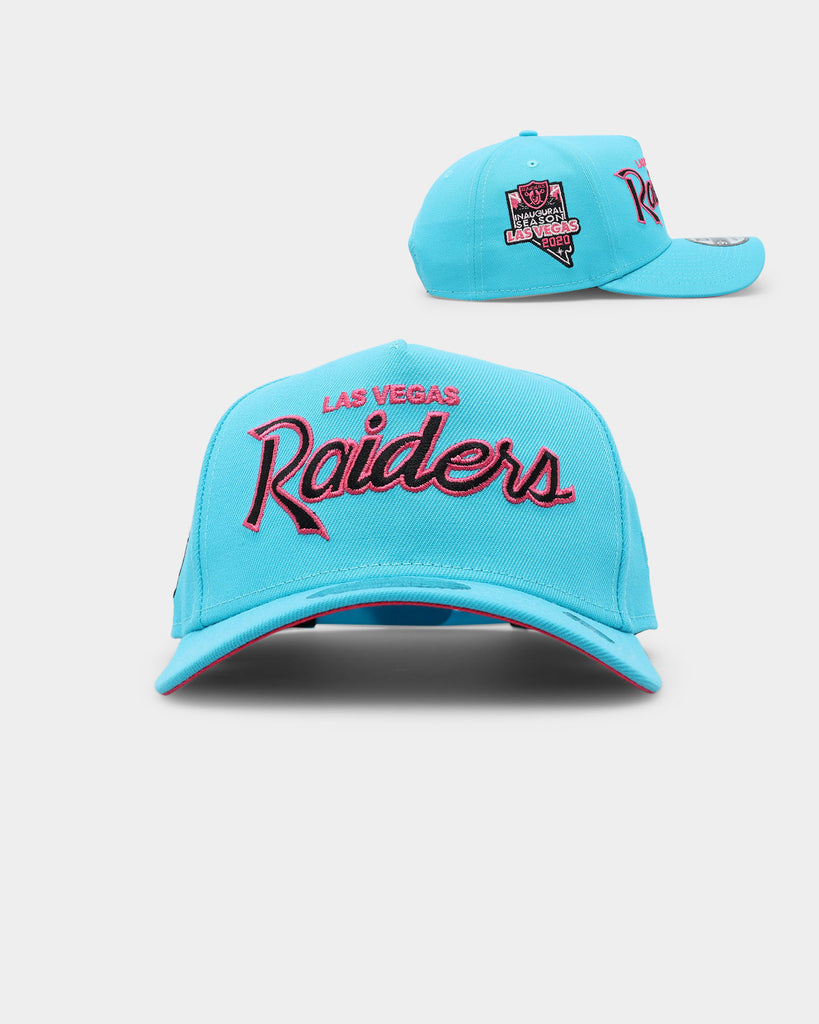 New Era Las Vegas Raiders 'Neon Vice' Script 9FORTY A-Frame Snapback N ...