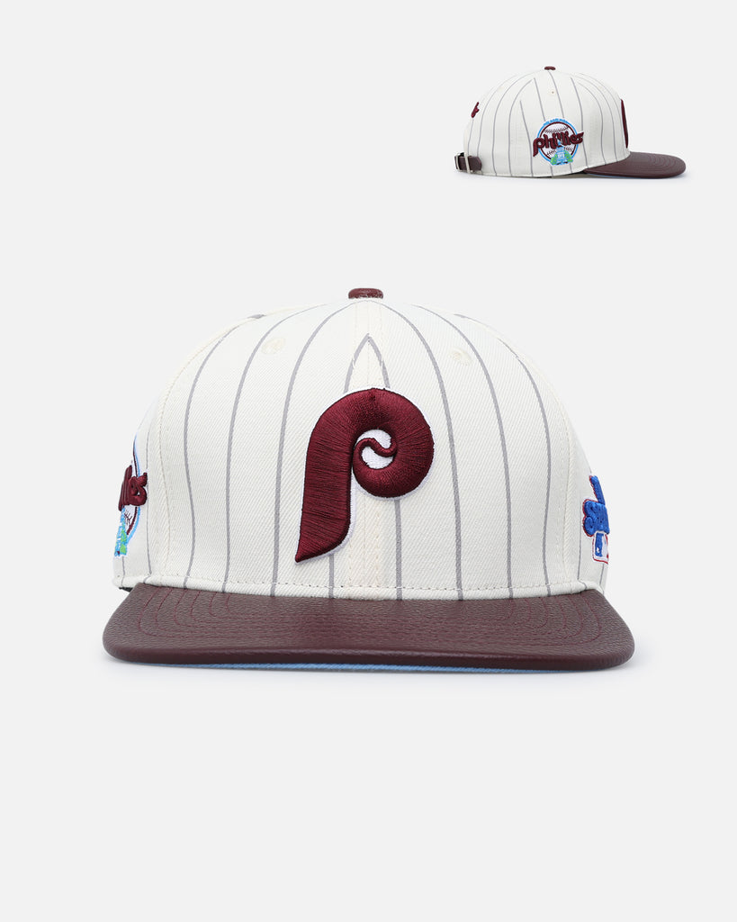 Pro Standard Philadelphia Phillies Classic Logo Wool Strapback Eggshel ...