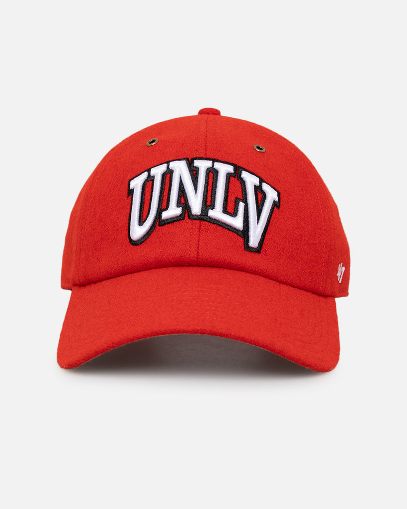47 Brand UNLV Las Vegas Rebbels Wooly Clean Up Strapback Red | Culture ...