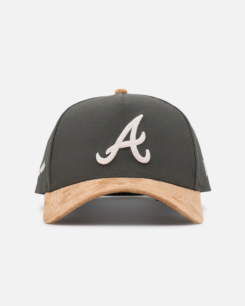 New Era Atlanta Braves 'Moss Canvas Wheat' 9FORTY A-Frame Snapback Mos ...