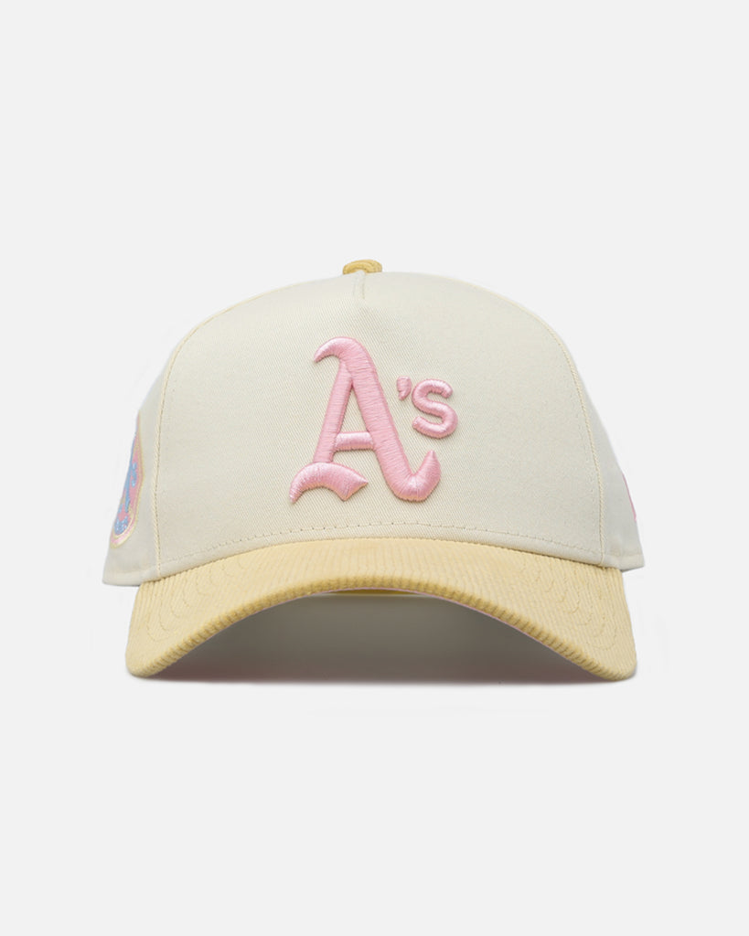 New Era Oakland Raiders 'Easter Corduroy' 9FORTY A-Frame Snapback Whit ...