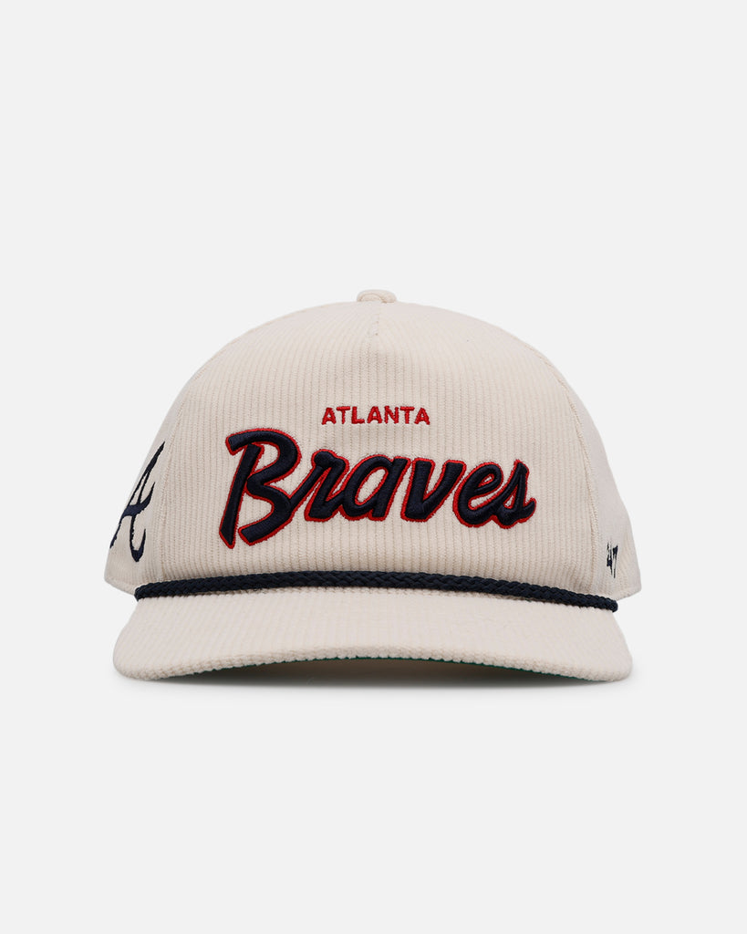 47 Brand Atlanta Braves 'Natural Script' Premium Hitch Corduroy Snapba ...