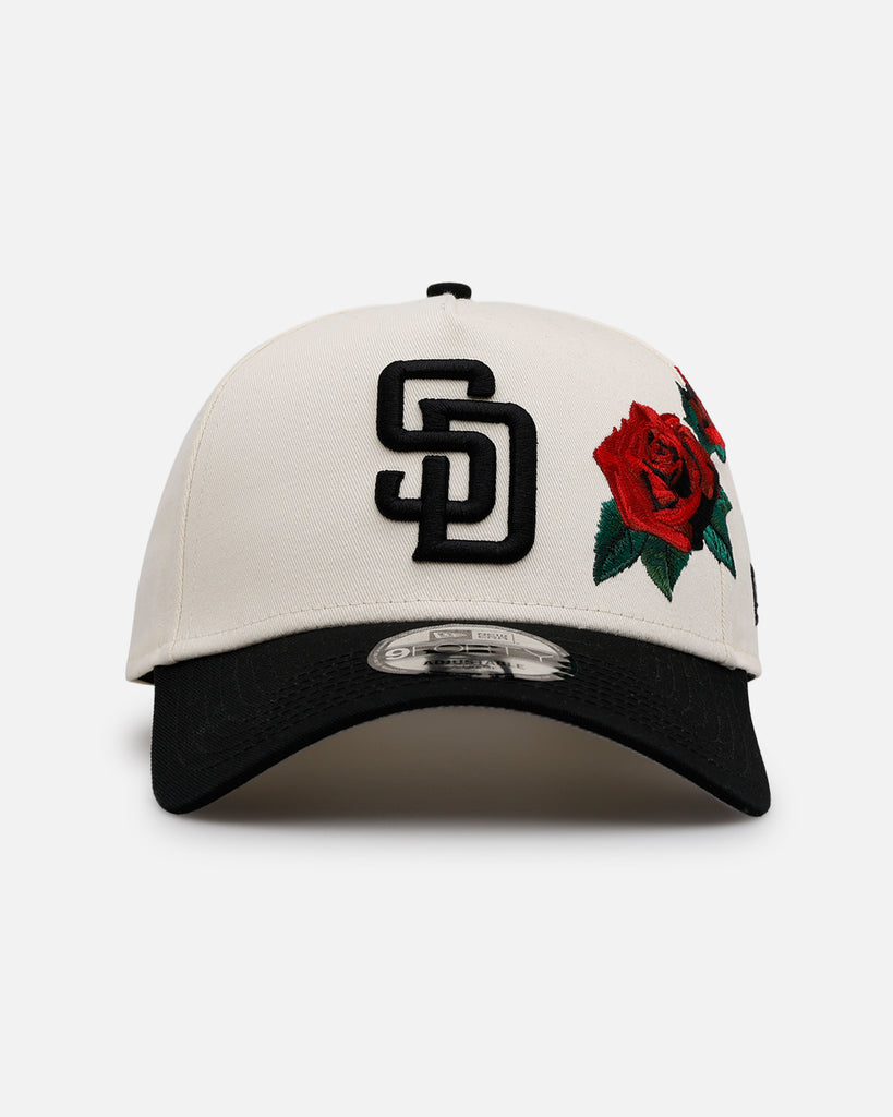 New Era San Diego Padres 'Chrome Black Roses' 9FORTY A-Frame Snapback ...