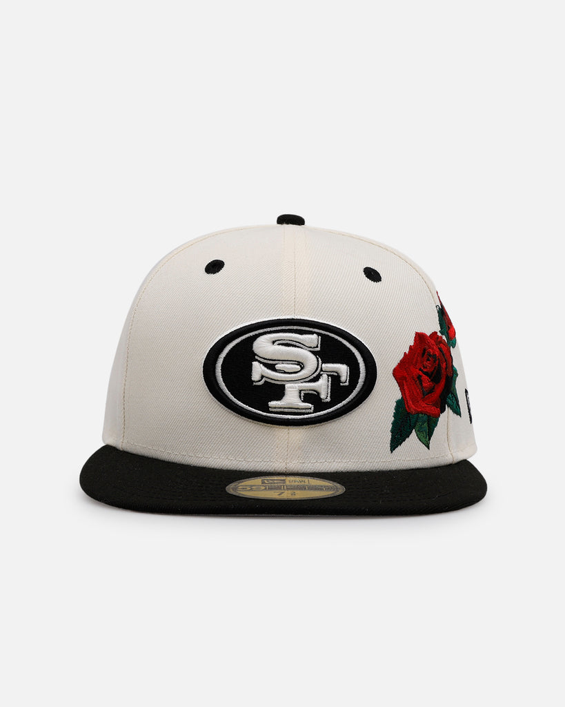 New Era San Francisco 49ers 'Chrome Black Roses' 59FIFTY Fitted Chrome ...