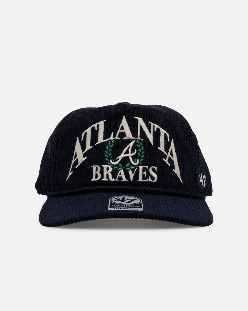 47 Brand Atlanta Braves 'Pitchout' 47 Hitch Corduroy Snapback Navy ...