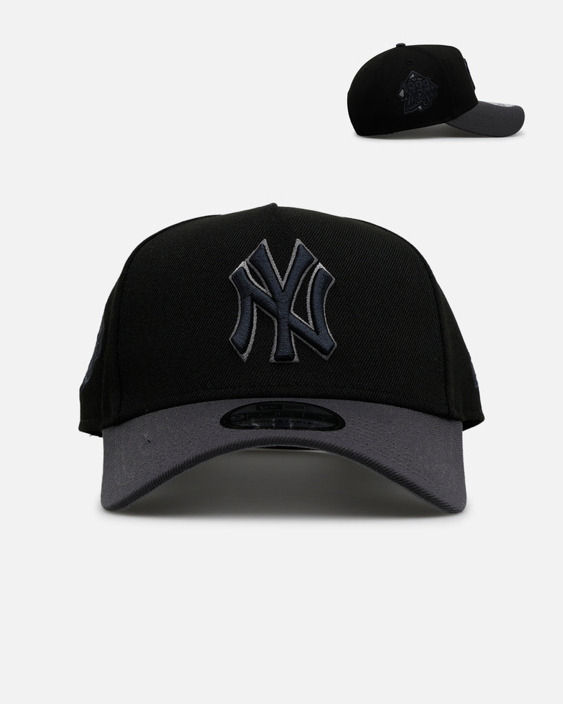 New Era New York Yankees 'Stealth' 9FORTY A-Frame Snapback Black/Charc ...