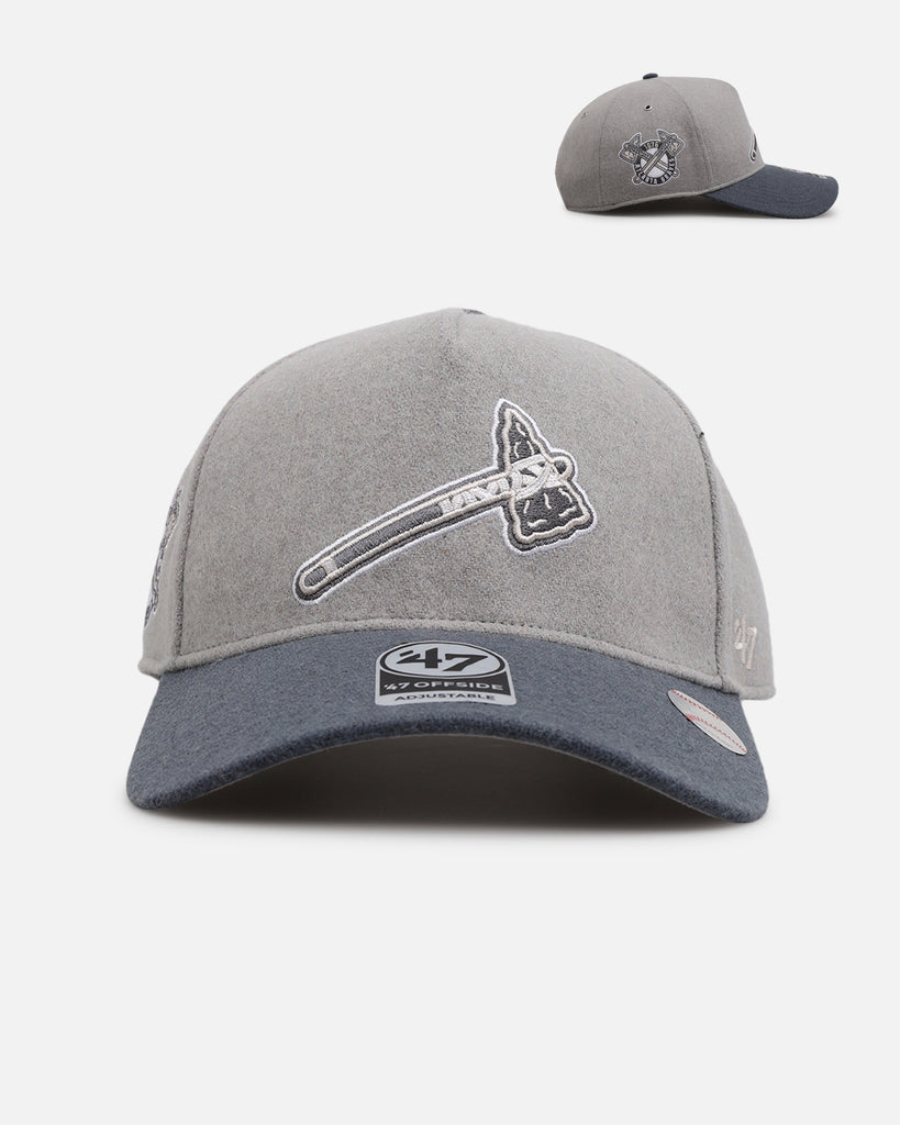 47 Brand Atlanta Braves 'Shades Of Gray' 47 Offside Snapback Cement ...