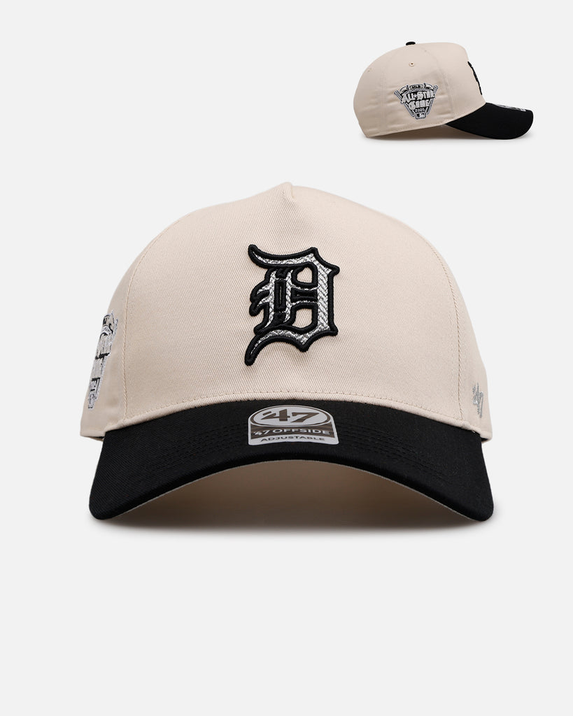 47 Brand Detroit Tigers 'Herringbone' 47 Offside Snapback Natural/Blac ...