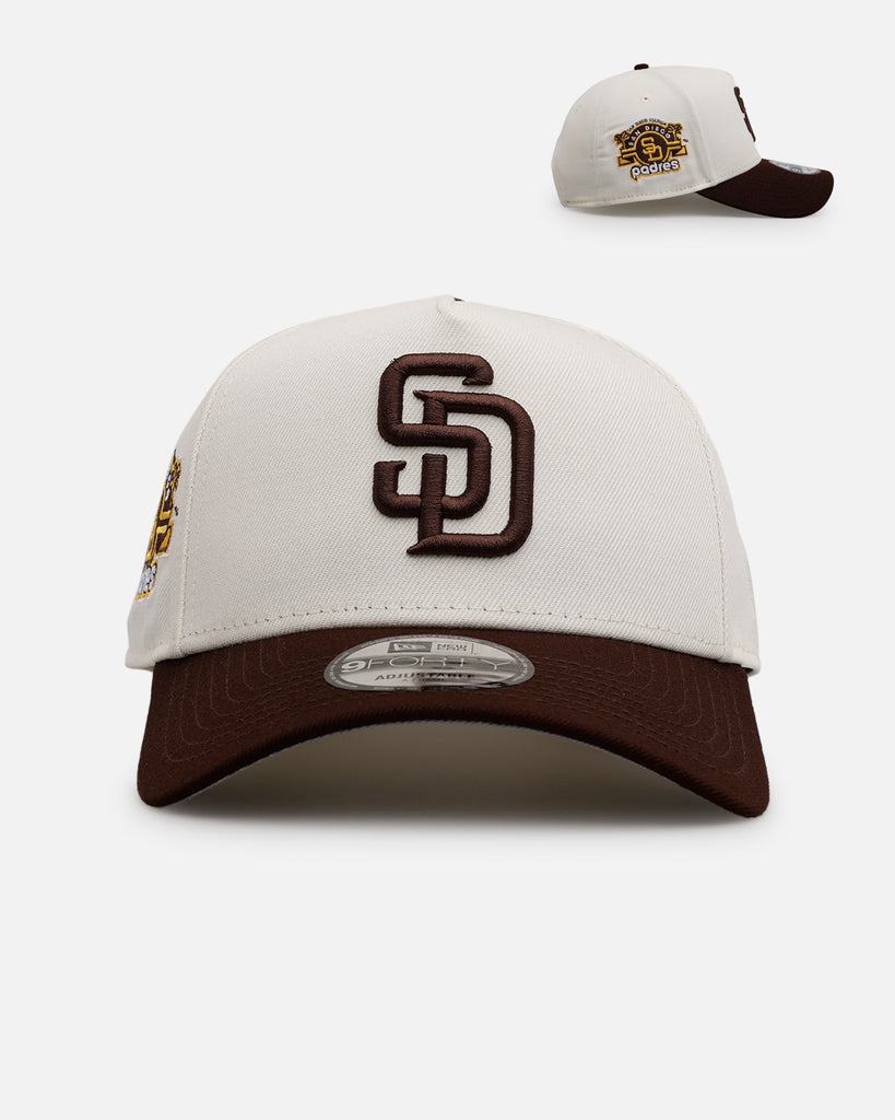 New Era San Diego Padres 'Team Color Visor' 9FORTY A-Frame Snapback Ch ...