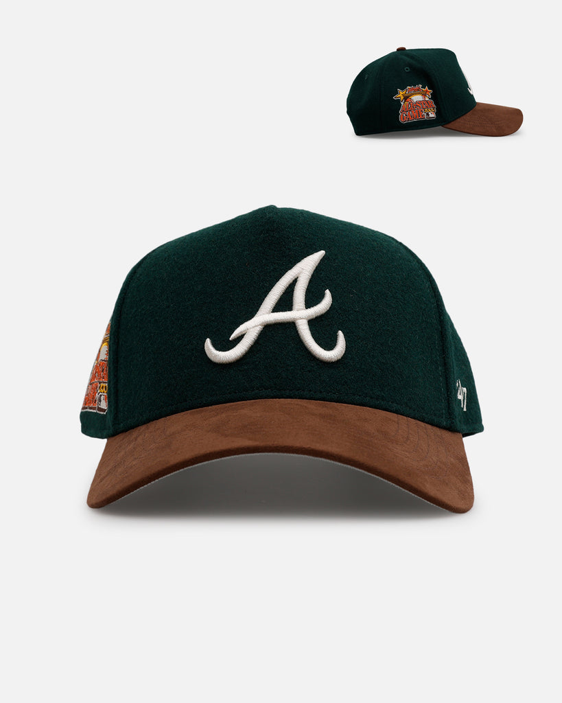 47 Brand Atlanta Braves 'Historic' 47 Offside Snapback Green/Brown ...