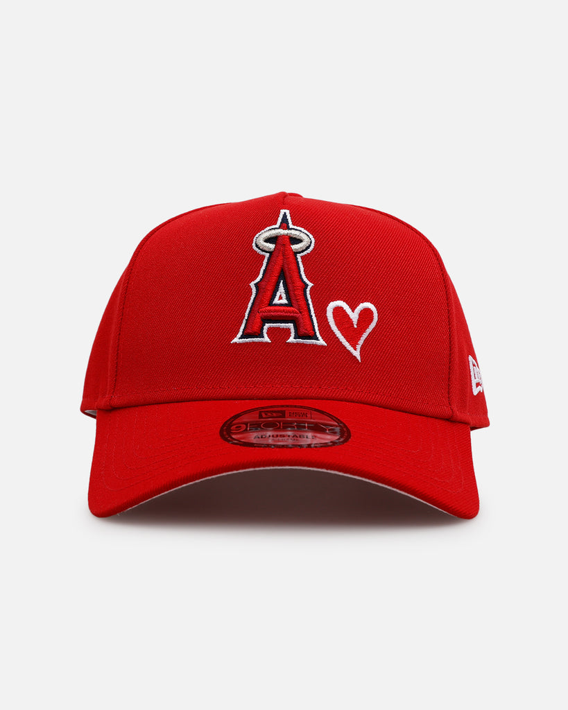 New Era Los Angeles Angels 'Team Color Hearts' 9FORTY A-Frame Snapback ...