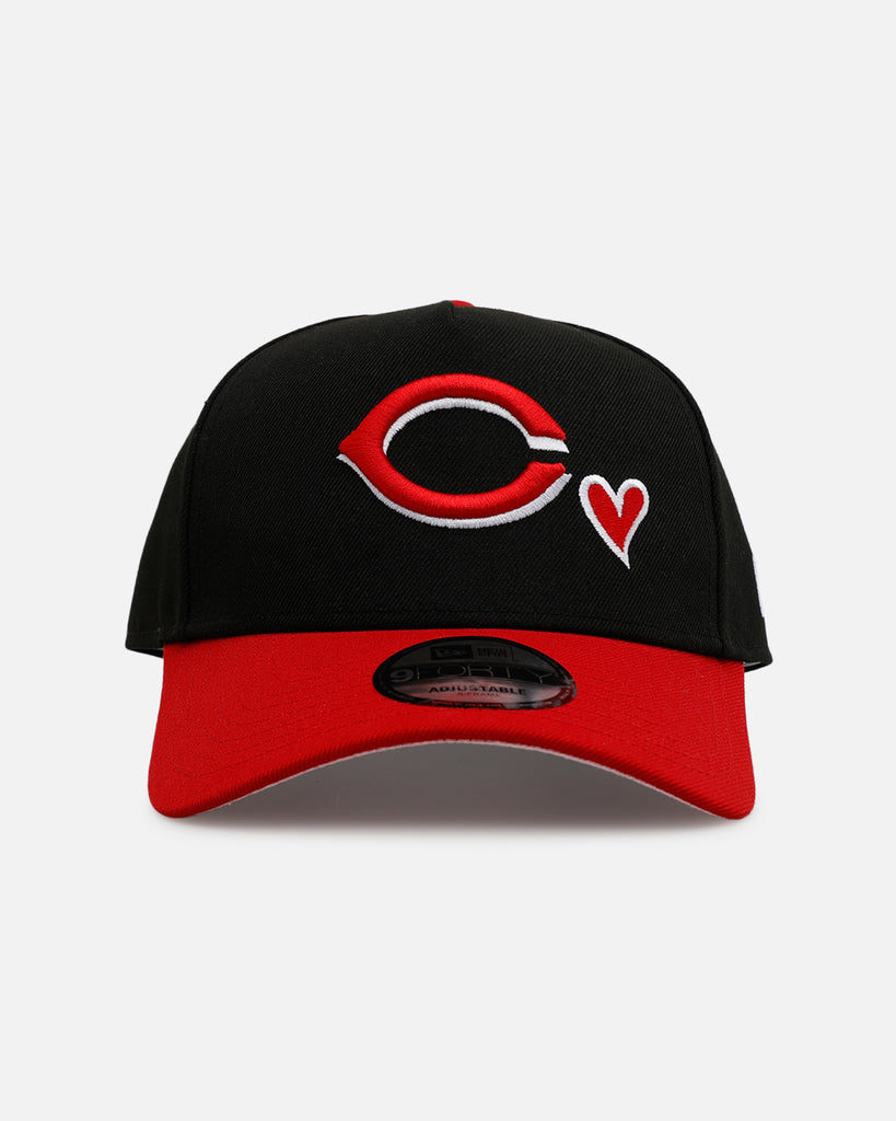 New Era Cincinnati Reds 'Team Color Hearts' 9FORTY A-Frame Snapback Of ...