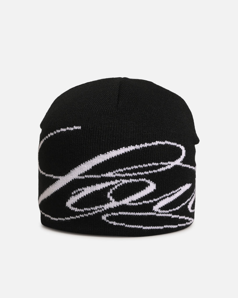 Loiter Skull Knit Beanie Black | Culture Kings