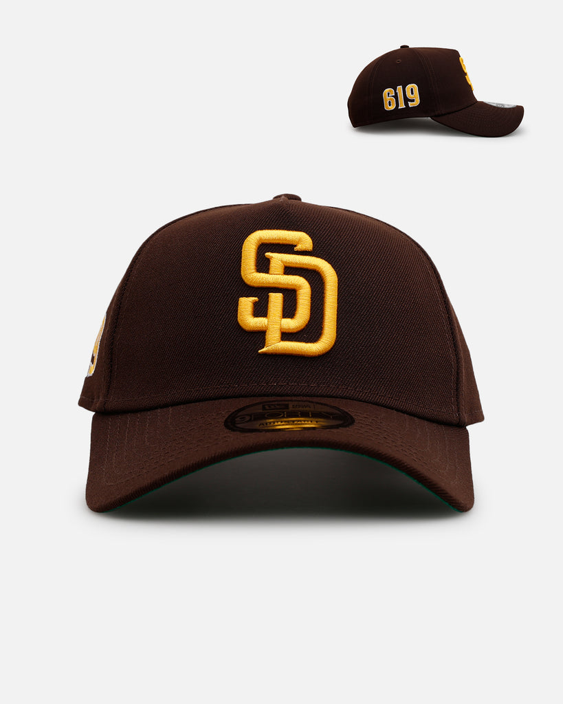 New Era San Diego Padres 'Area Codes' 9FORTY A-Frame Snapback Brown ...