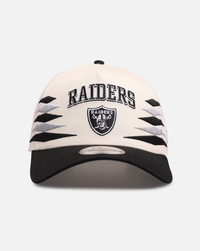 New Era Las Vegas Raiders 'Regency Crown' 9FORTY A-Frame Snapback Chro ...