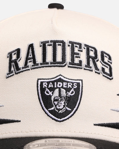 New Era Las Vegas Raiders 'Regency Crown' 9FORTY A-Frame Snapback Chro ...