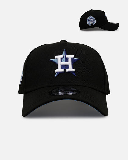 New Era Houston Astros 'Black And Sky Blue' 9FORTY A-Frame Snapback Bl ...