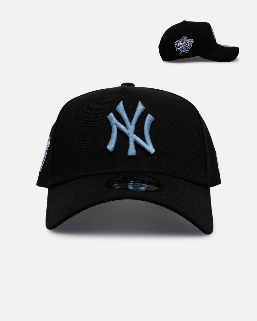 New Era New York Yankees 'Black And Sky Blue' 9FORTY A-Frame Snapback ...