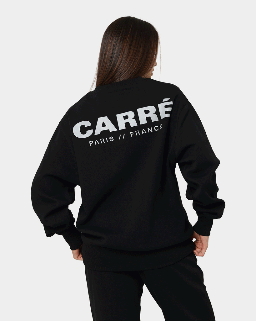 Carre Premium Motion Crewneck Black | Culture Kings