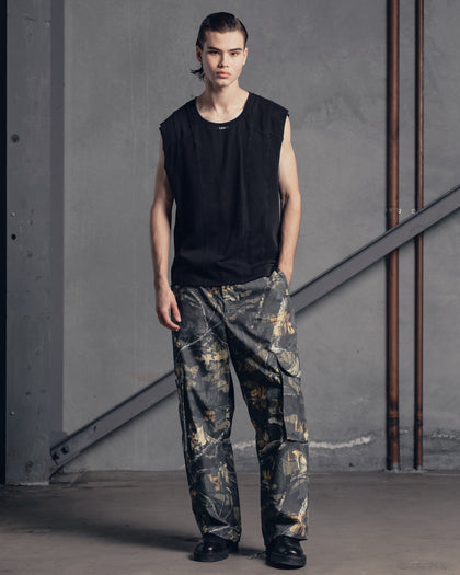 The Anti Order Avant Oversized Muscle T-Shirt Vintage Black | Culture Kings