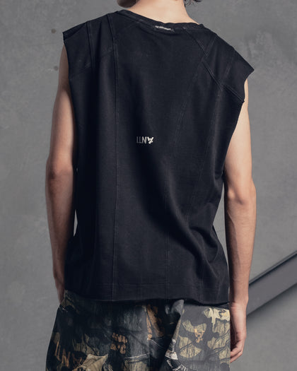The Anti Order Avant Oversized Muscle T-Shirt Vintage Black | Culture Kings