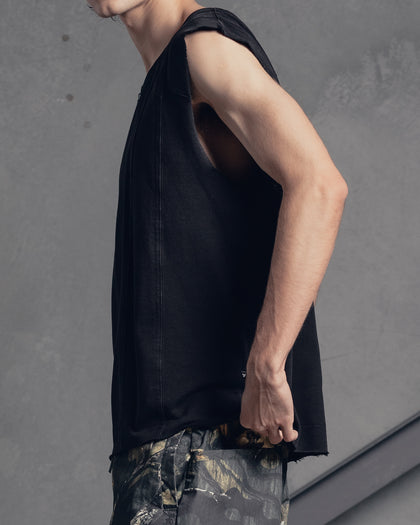 The Anti Order Avant Oversized Muscle T-Shirt Vintage Black | Culture Kings