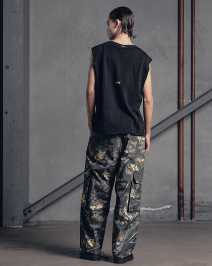 The Anti Order Avant Oversized Muscle T-Shirt Vintage Black | Culture Kings