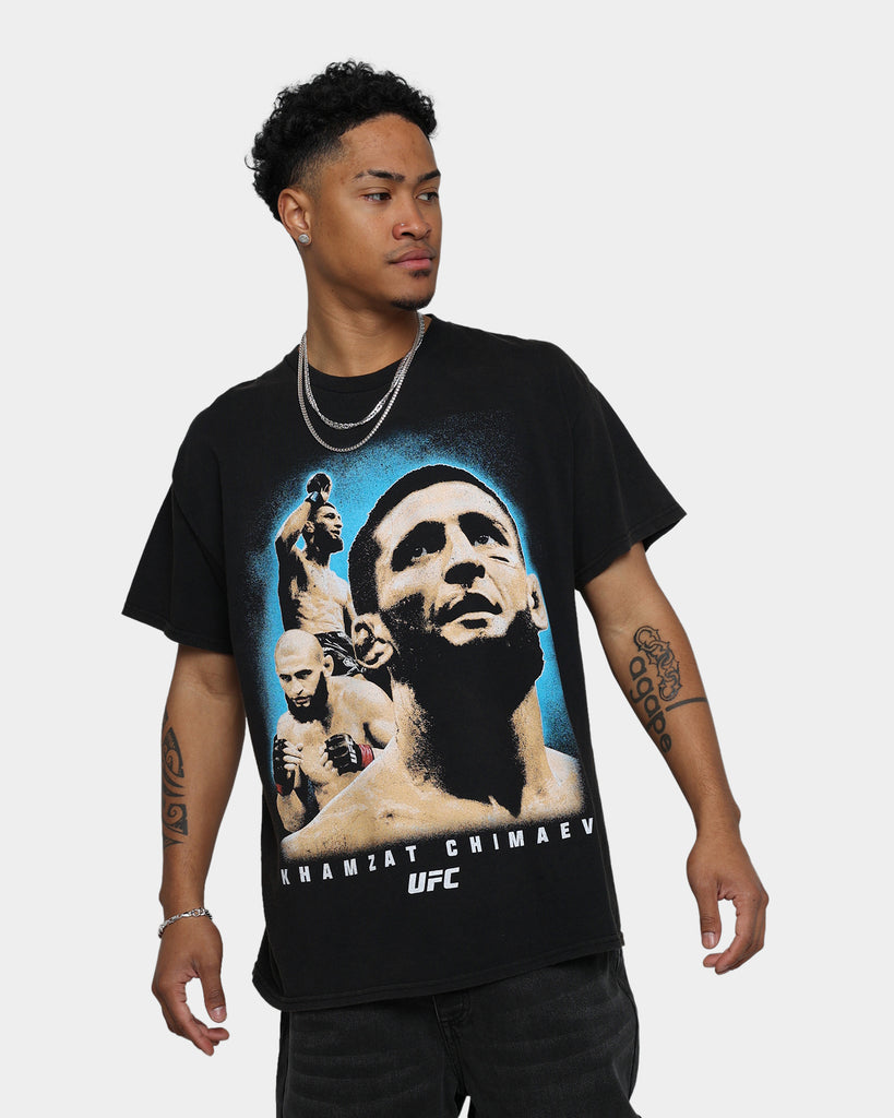 UFC By Goat Crew Khamzat Chimaev Vintage T-Shirt Black Wash | Culture Kings