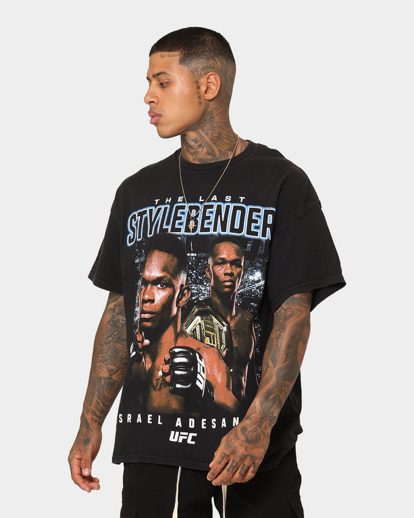UFC By Goat Crew Israel Adesanya Stylebender Vintage T-Shirt Black Was ...