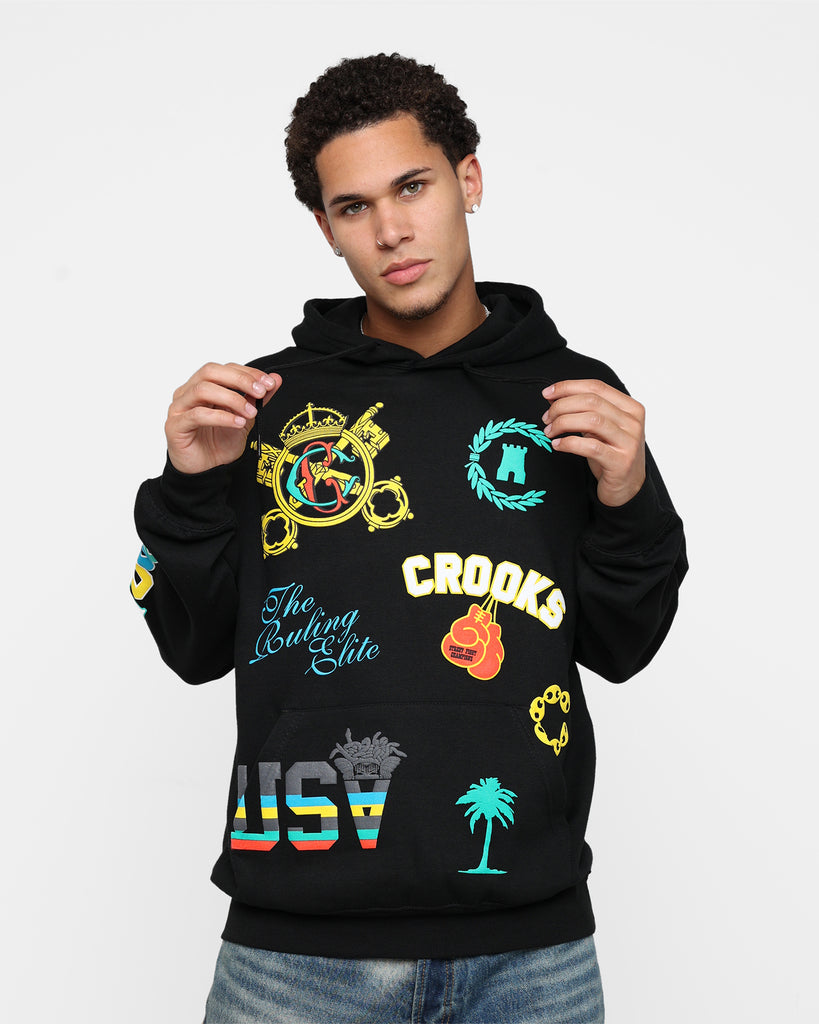 Crooks & Castles Everything Goes Hoodie Black | Culture Kings