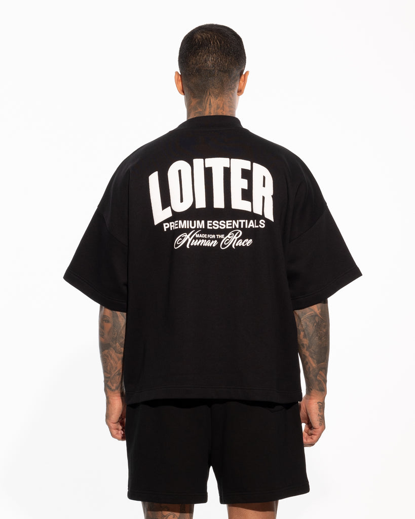 Loiter Essential Spire T-Shirt Black | Culture Kings