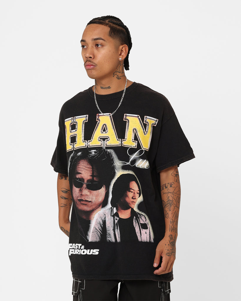 Goat Crew X Fast & Furious Han Lue Vintage T-Shirt Black Wash | Culture ...
