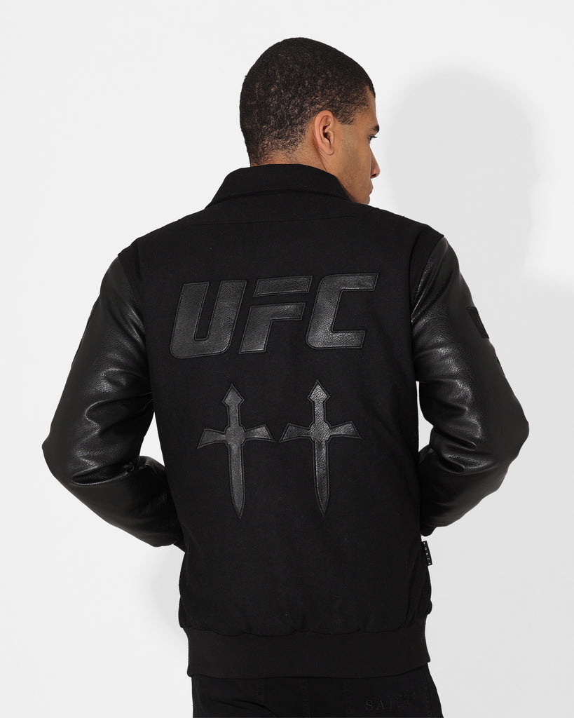 Saint Morta X UFC Championship Jacket Black/Black | Culture Kings
