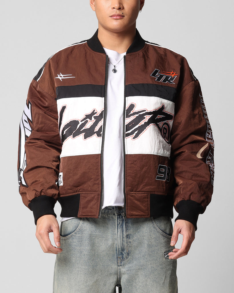 Loiter Racer Motor Jacket Brown | Culture Kings