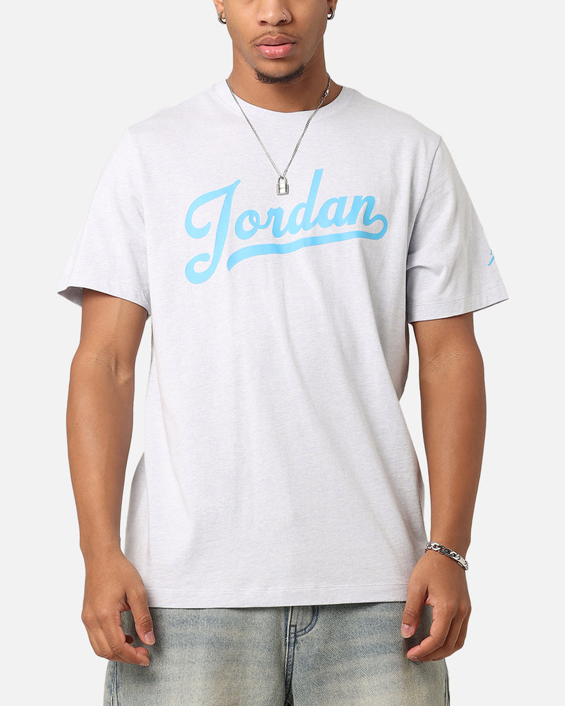 Jordan Flight MVP T-Shirt Pure Platinum/Dk Powder Blue | Culture Kings