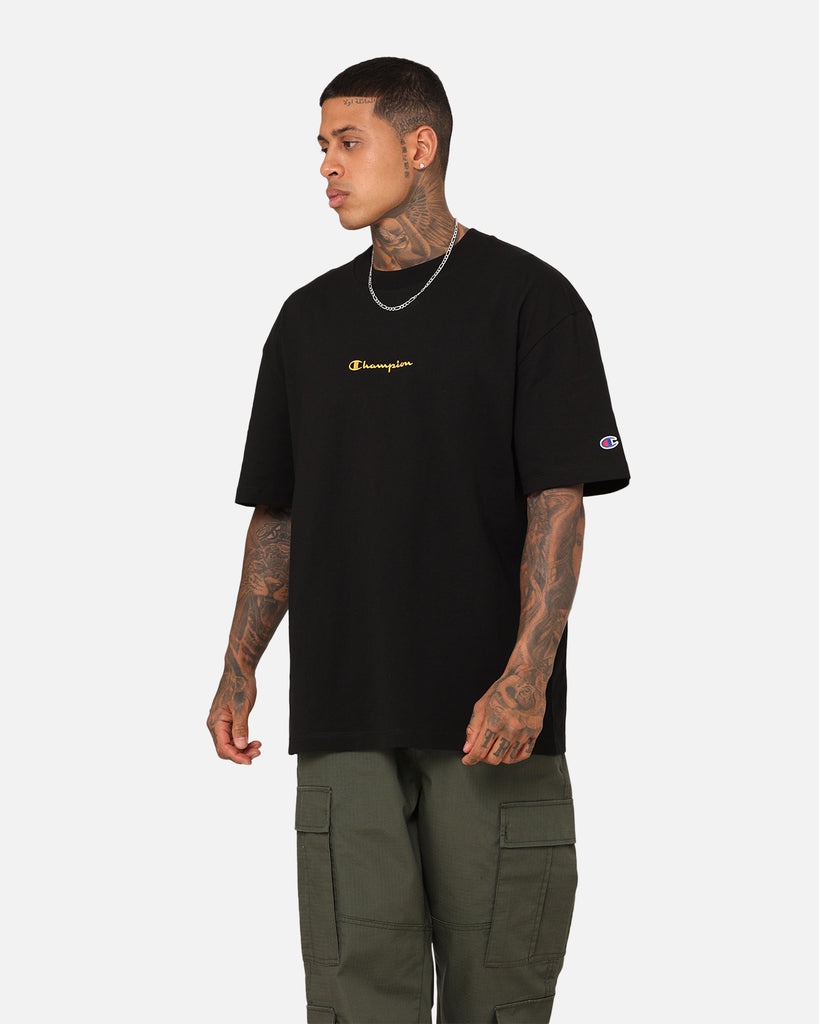 Champion Embroidered T-Shirt Black | Culture Kings