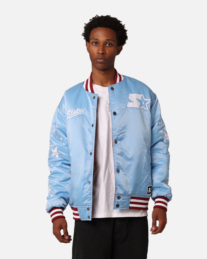 Starter Reversible Star Bomber Jacket Maroon/Blue | Culture Kings
