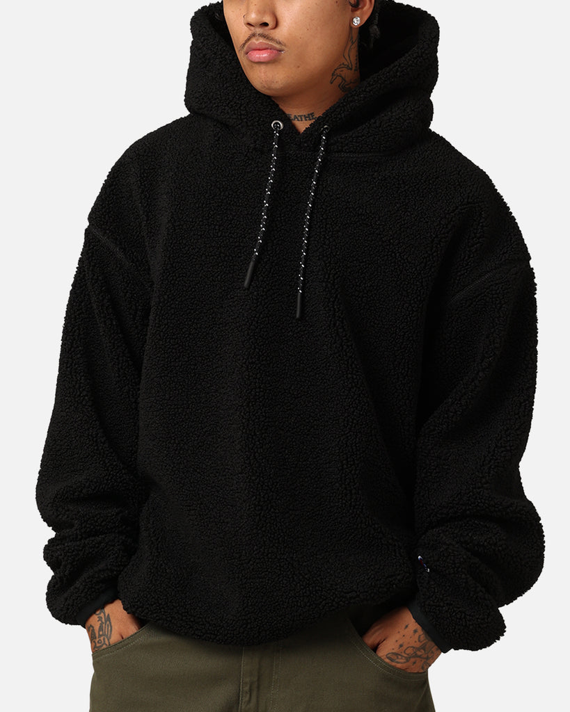 Champion Reb Element Sherpa Fleece Hoodie Black | Culture Kings
