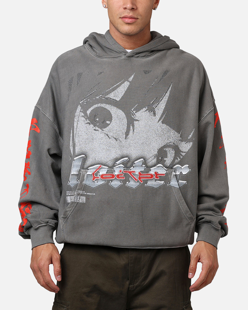 Loiter Ultimate Vengeance Vintage Hoodie Charcoal | Culture Kings