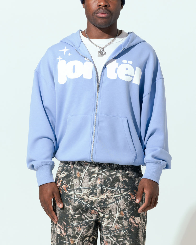 Loiter Cloud 9 Zip Hoodie Blue | Culture Kings