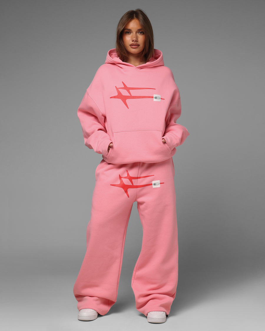 Loiter Hybrid Premium Hoodie Pink | Culture Kings