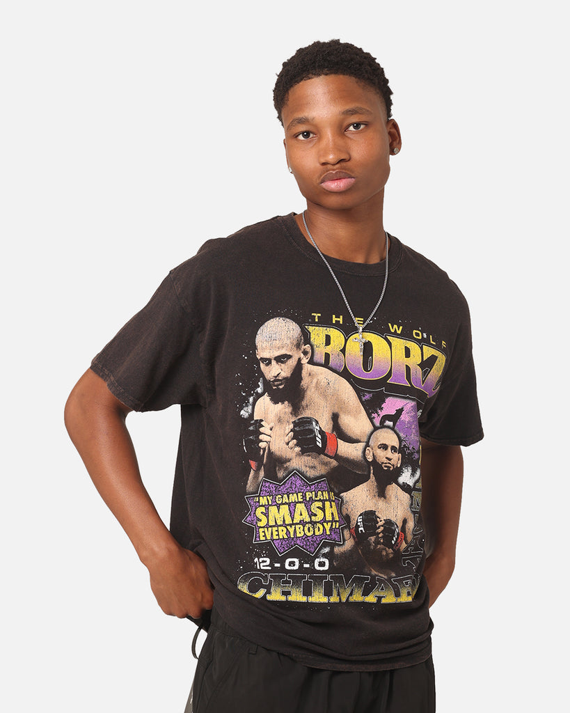 Goat Crew X UFC Khamzat Chimaev Borz Vintage T-Shirt Black Wash ...