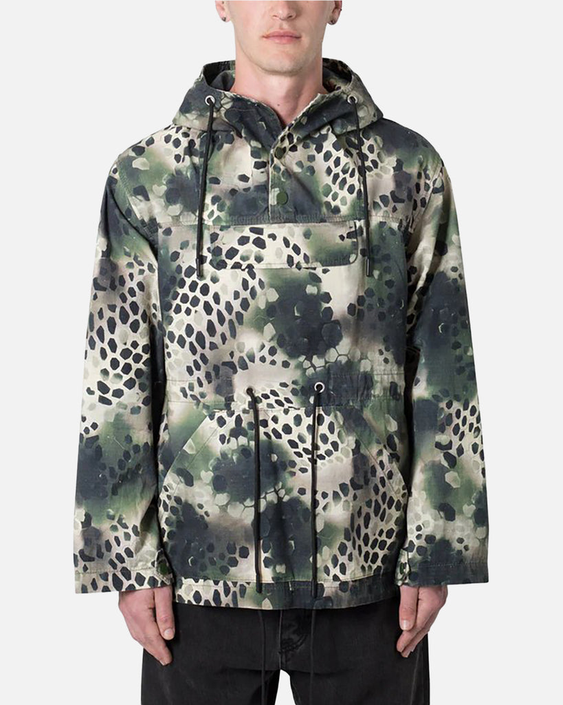 MNML Swamp Camo Anorak Jacket Green | Culture Kings