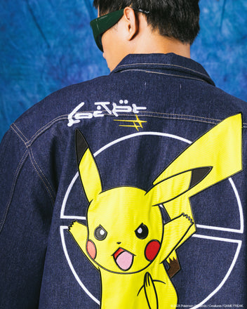 Pokémon By Loiter Pikachu Denim Jacket Indigo | Culture Kings