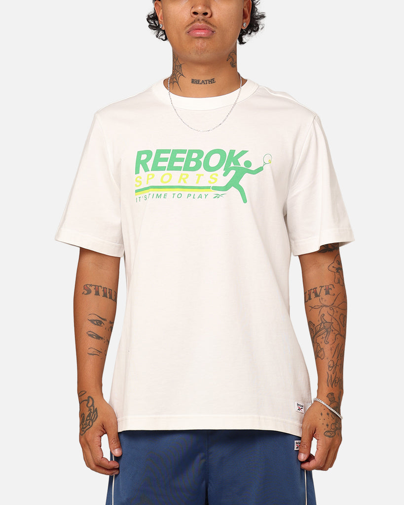 Reebok Court Sport Graphic T-Shirt Vintage White | Culture Kings