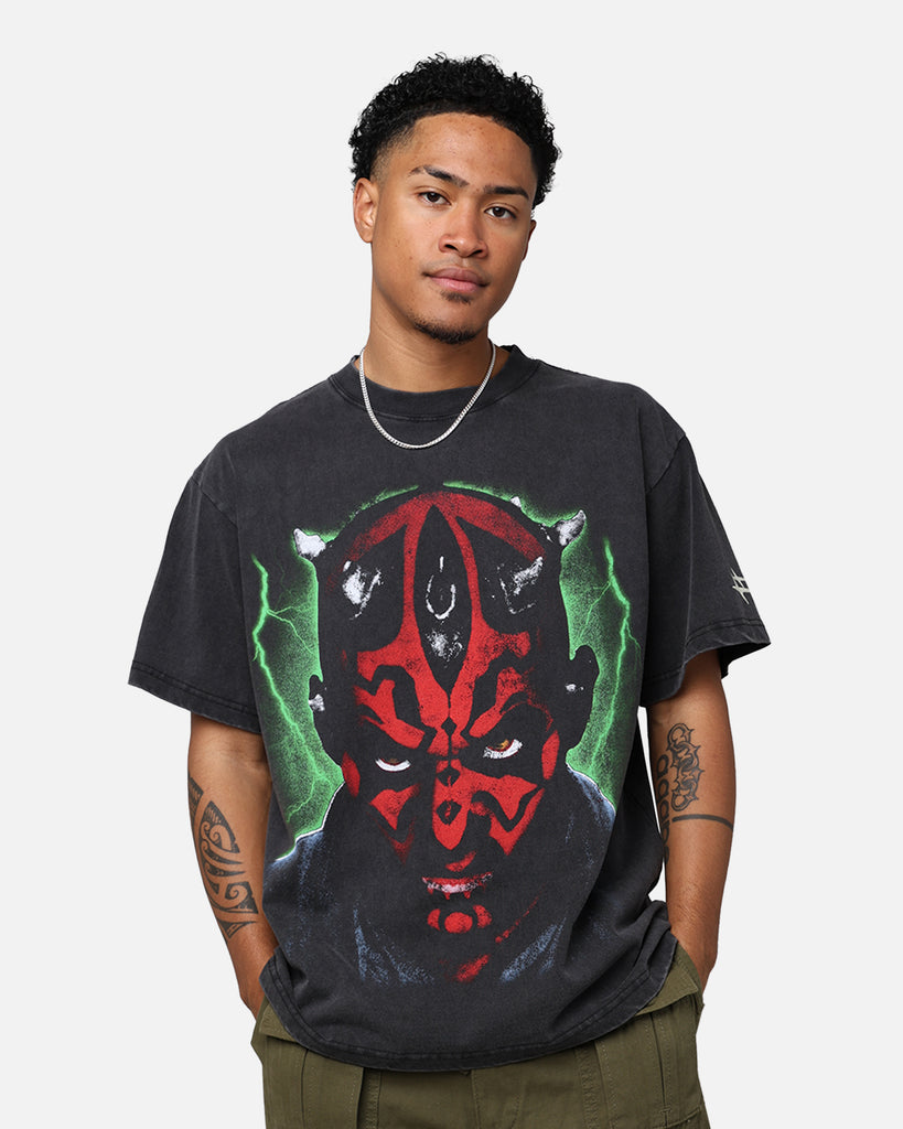 Star Wars Darth Maul T-Shirt Black Wash | Culture Kings