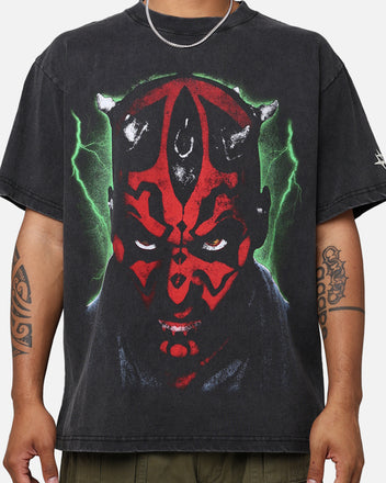 Star Wars Darth Maul T-Shirt Black Wash | Culture Kings