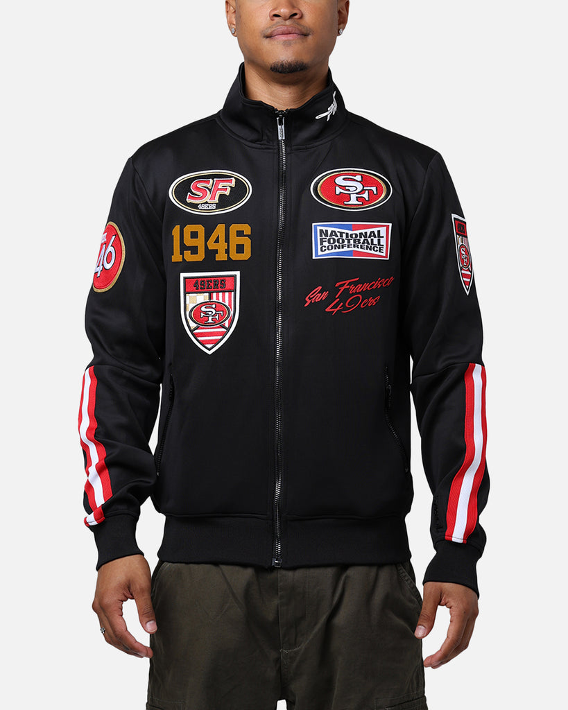 Pro Standard San Francisco 49ers Fast Lane Track Jacket Black/Red ...