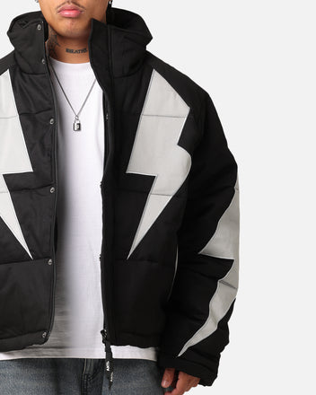 The Anti Order Life Is War Puffer Jacket Black/Grey | Culture Kings