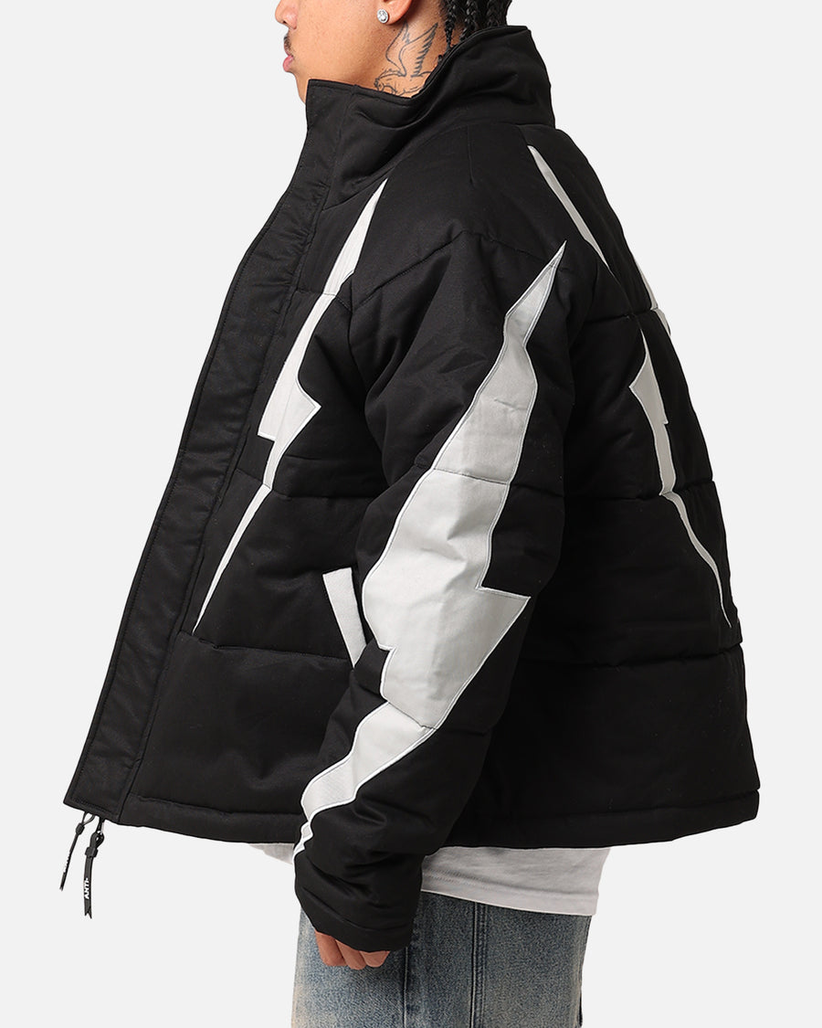 The Anti Order Life Is War Puffer Jacket Black/Grey | Culture Kings